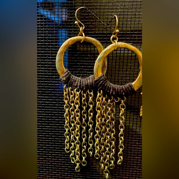 Jewelry | Sexy Dangling Chain And Rope Earrings | Poshmark